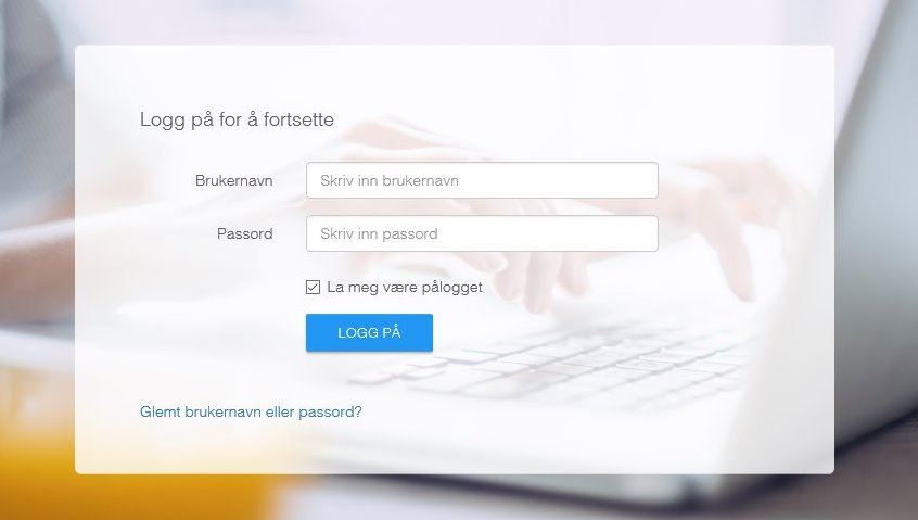 Logge på Didac trainer – Didac Kundestøtte